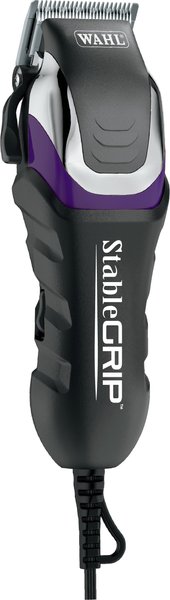 WAHL Stable Grip Horse Clipper, Black/Purple - Chewy.com