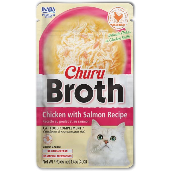 INABA Churu Stew Chicken & Tuna Recipe Grain-Free Lickable Cat Treats ...