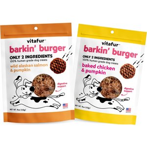VITAFUR Barkin' Burger Chicken + Salmon Combo Pack Grain-Free ...