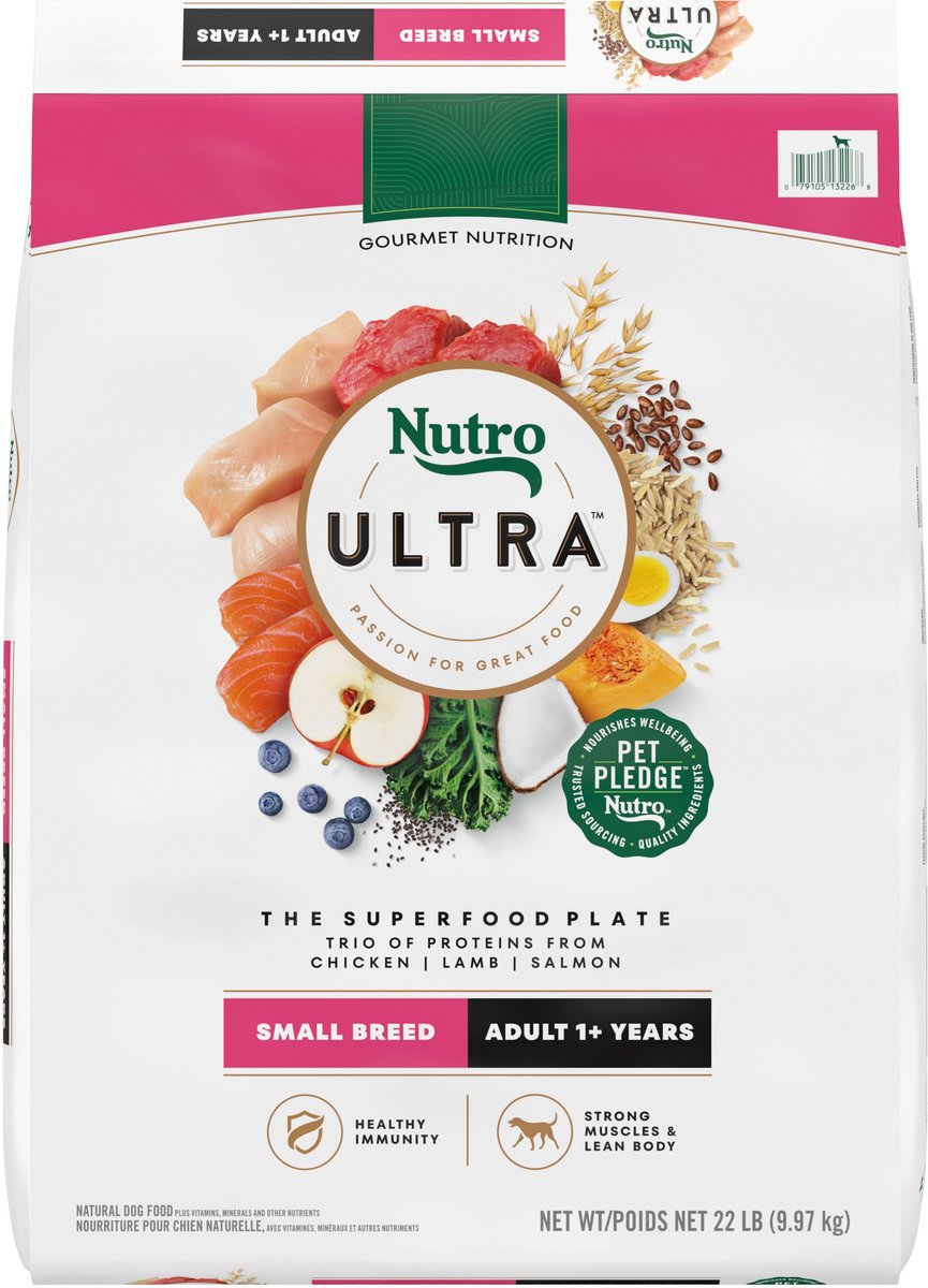 NUTRO Ultra Adult Small Breed Trio of Proteins High Protein Chicken ...