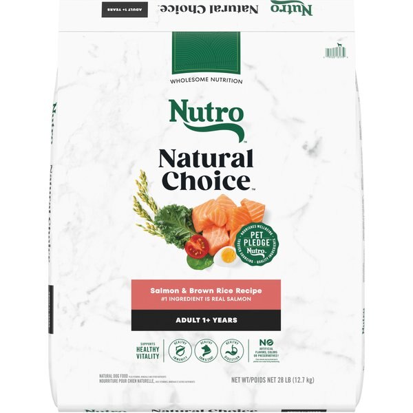 NUTRO Natural Choice Adult High Protein Salmon & Brown Rice Recipe Dry ...