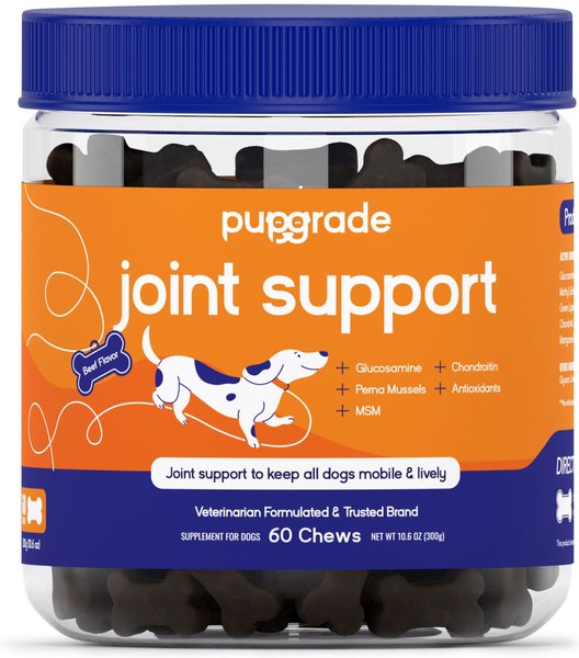 PUPGRADE Joint Support Supplement for Dogs, 60 count - Chewy.com
