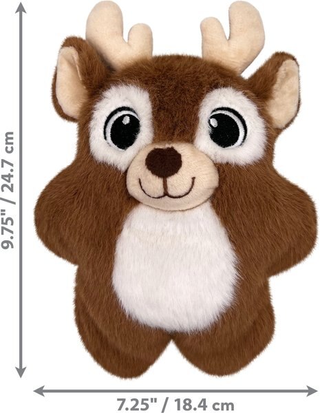 KONG Holiday Snuzzles Reindeer Dog Toy, Brown, Medium, 1 count - Chewy.com