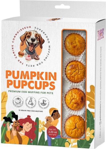 ELIXIR KITCHENS The Canine Connoisseur Grain-Free PUMPKIN PUPCUPS Egg ...