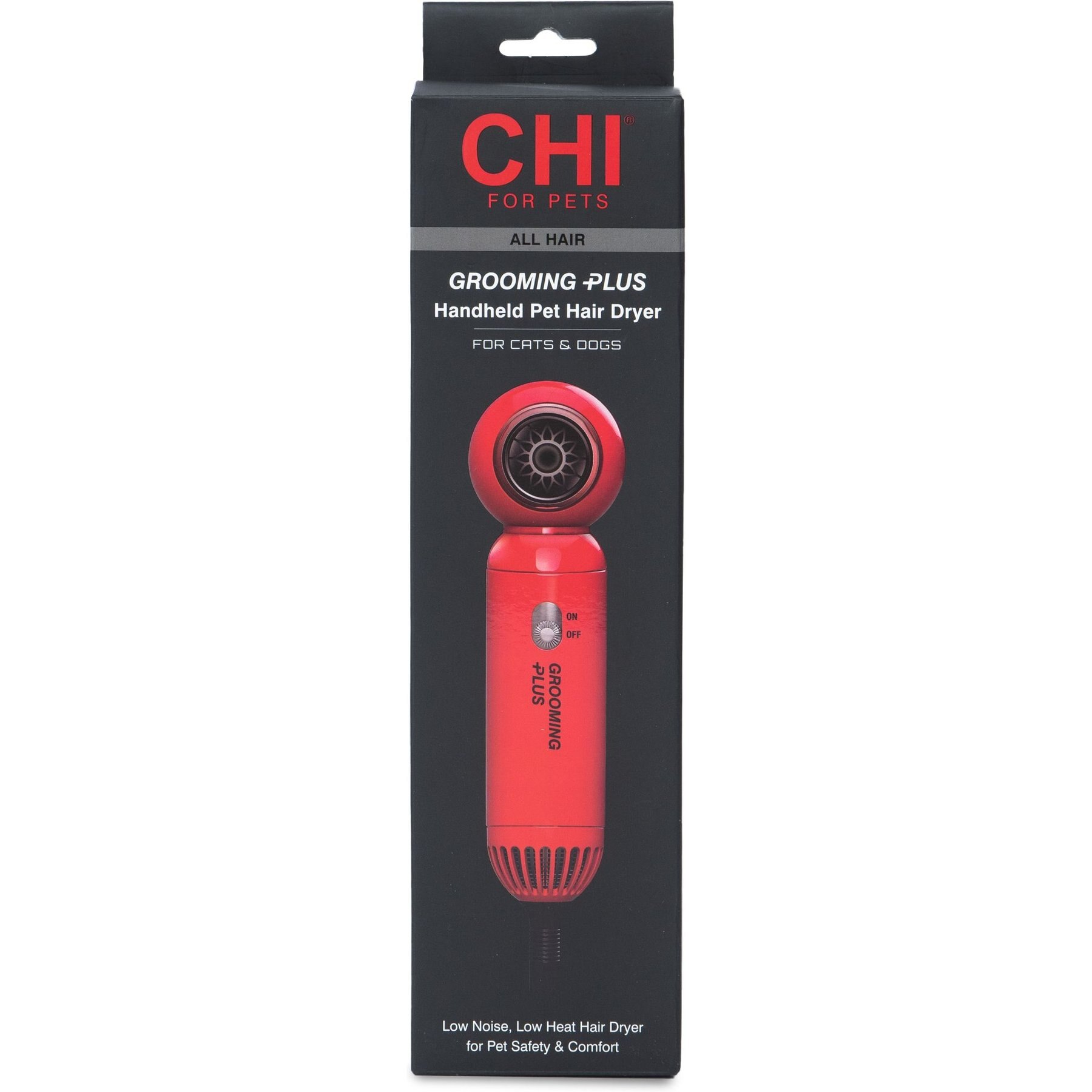 CHI Grooming Plus Compact Low-Heat Handheld Dog Hair Dryer - Chewy.com