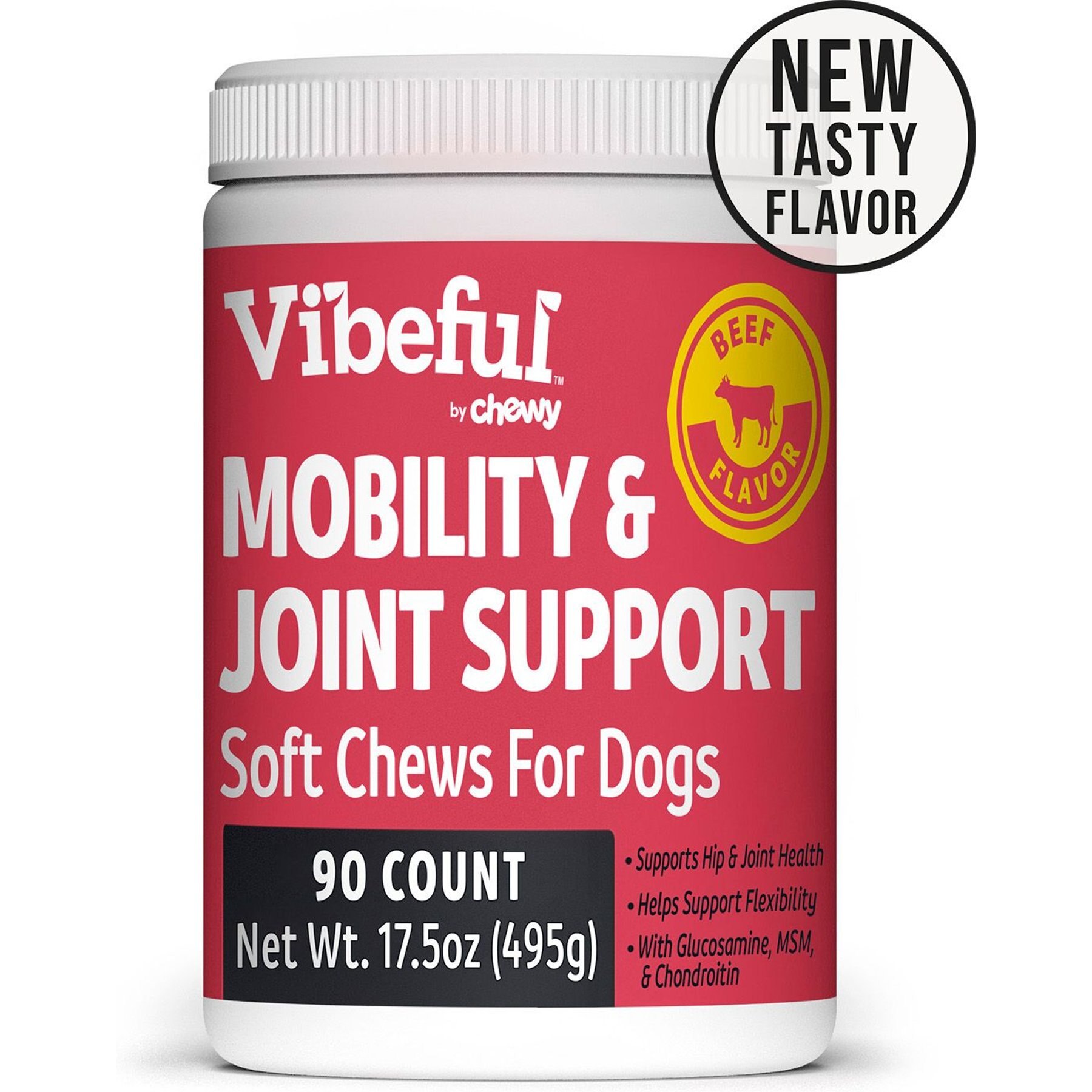 VIBEFUL Mobility & Joint Health Beef Flavored Soft Chews Joint ...