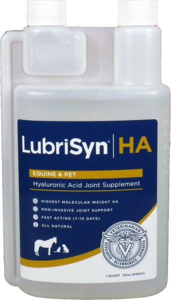 LUBRISYN HA Hyaluronic Acid Horse & Pet Joint Supplement, 32-fl oz ...