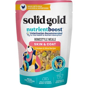 SOLID GOLD Homestyle Meal Chicken Dog Food Topper, 9-oz pouch - Chewy.com