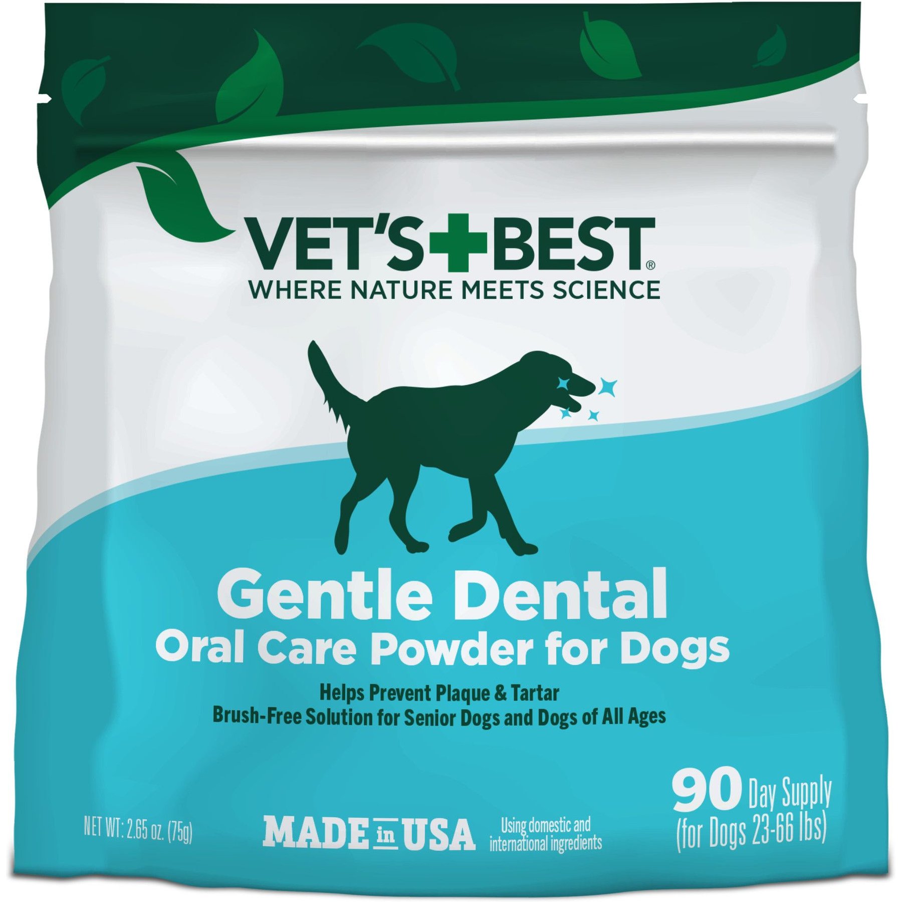 VET'S BEST Dental Powder for Dogs, 90-day supply - Chewy.com