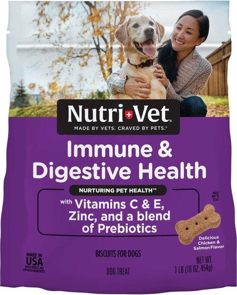 NUTRI-VET Immune & Digestive Health Chicken Flavor Supplement for Dogs ...