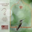 POP'S BIRDING Copper Hummingbird Swing, Bark Brown Perch - Chewy.com