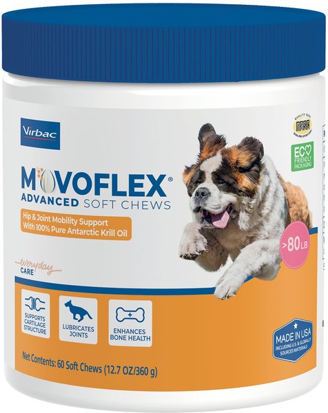 VIRBAC MOVOFLEX Advanced Soft Chews Joint Supplement for Large Breed ...