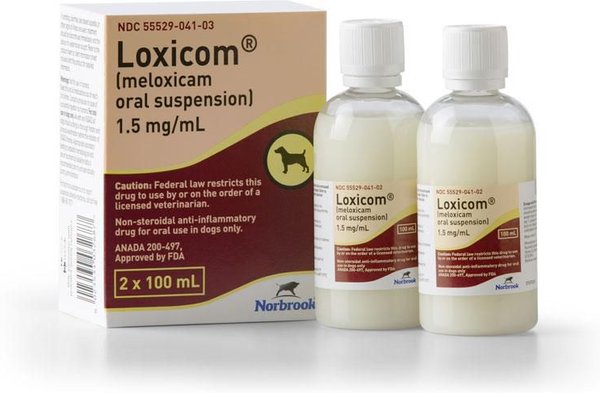 MELOXICAM (Generic) Oral Suspension for Dogs, 1.5 mg/mL, 200-mL - Chewy.com