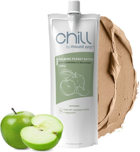 MOUNT ARA Chill Calming Peanut Butter & Apple Spread Dog Treat, 8-oz ...