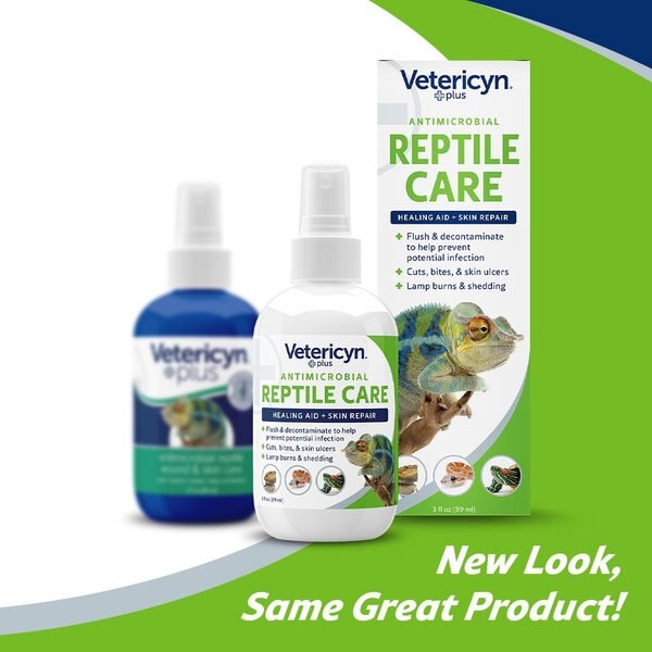 VETERICYN Plus Reptile Antimicrobial Wound Care Spray, 3-oz bottle ...