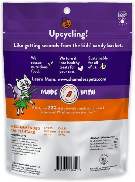 Discontinued - SHAMELESS PETS Halloween Catnip is My Boo Tuna Flavor ...