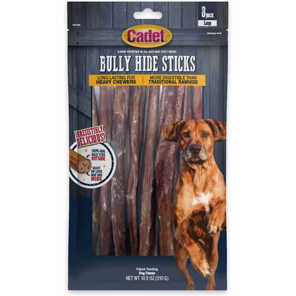 Out of Stock - CADET Adult Beef Bully Hide Sticks Natural Dog Chew ...