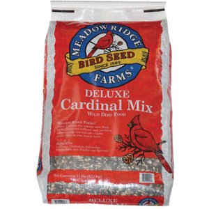 MEADOW RIDGE FARMS Deluxe Cardinal Mix Seeds Wild Bird Food, 17-lb bag ...