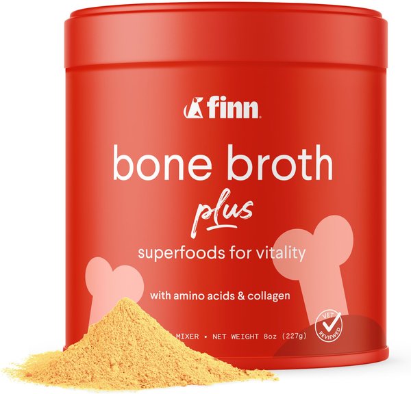 FINN Bone Broth Plus Superfoods Flavor Meal Topper Powder Supplement ...
