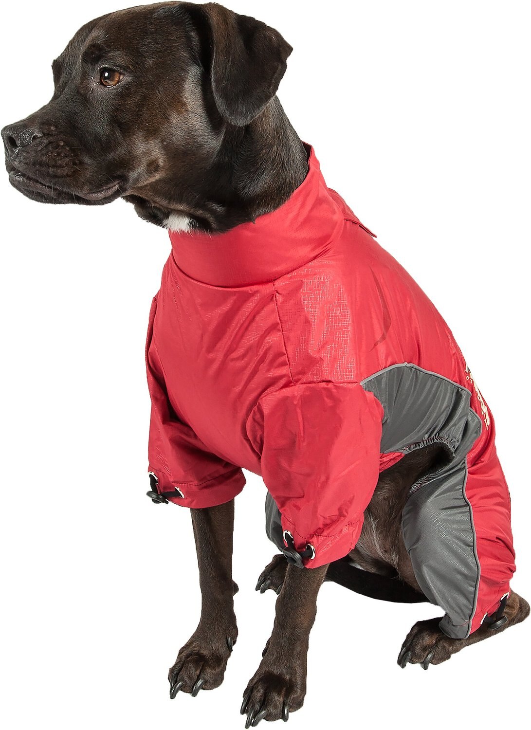 DOG HELIOS Blizzard Full-Bodied Reflective Dog Jacket, Cola Red, Medium ...