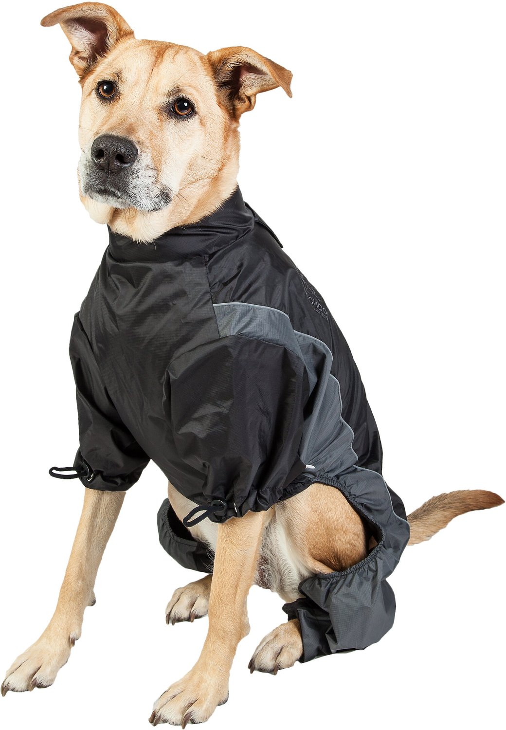 TOUCHDOG Quantum-Ice Full-Bodied Reflective Dog Jacket with Blackshark ...