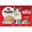NULO Chicken & Tuna Variety Pack Finely Minced Wet Cat Food, 2.8-oz can ...