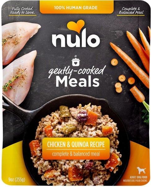 NULO Gently-Cooked Meals Chicken & Quinoa Recipe Wet Dog Food, 9-oz ...