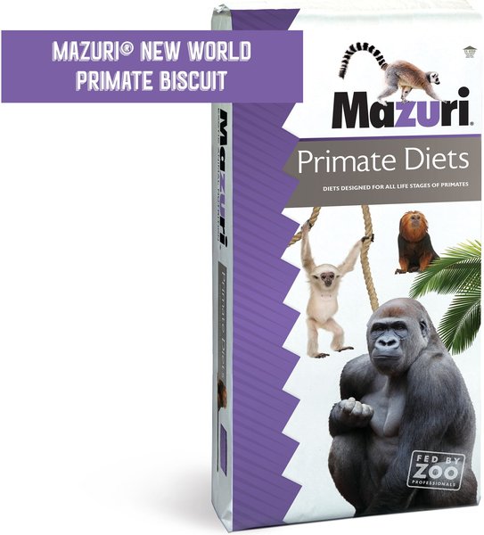 MAZURI New World Primate Biscuit Food, 25-lb bag - Chewy.com