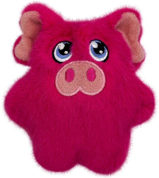 KONG Snuzzles Mini Pig Squeaky Dog Plush Toy, Pink, X-Small - Chewy.com