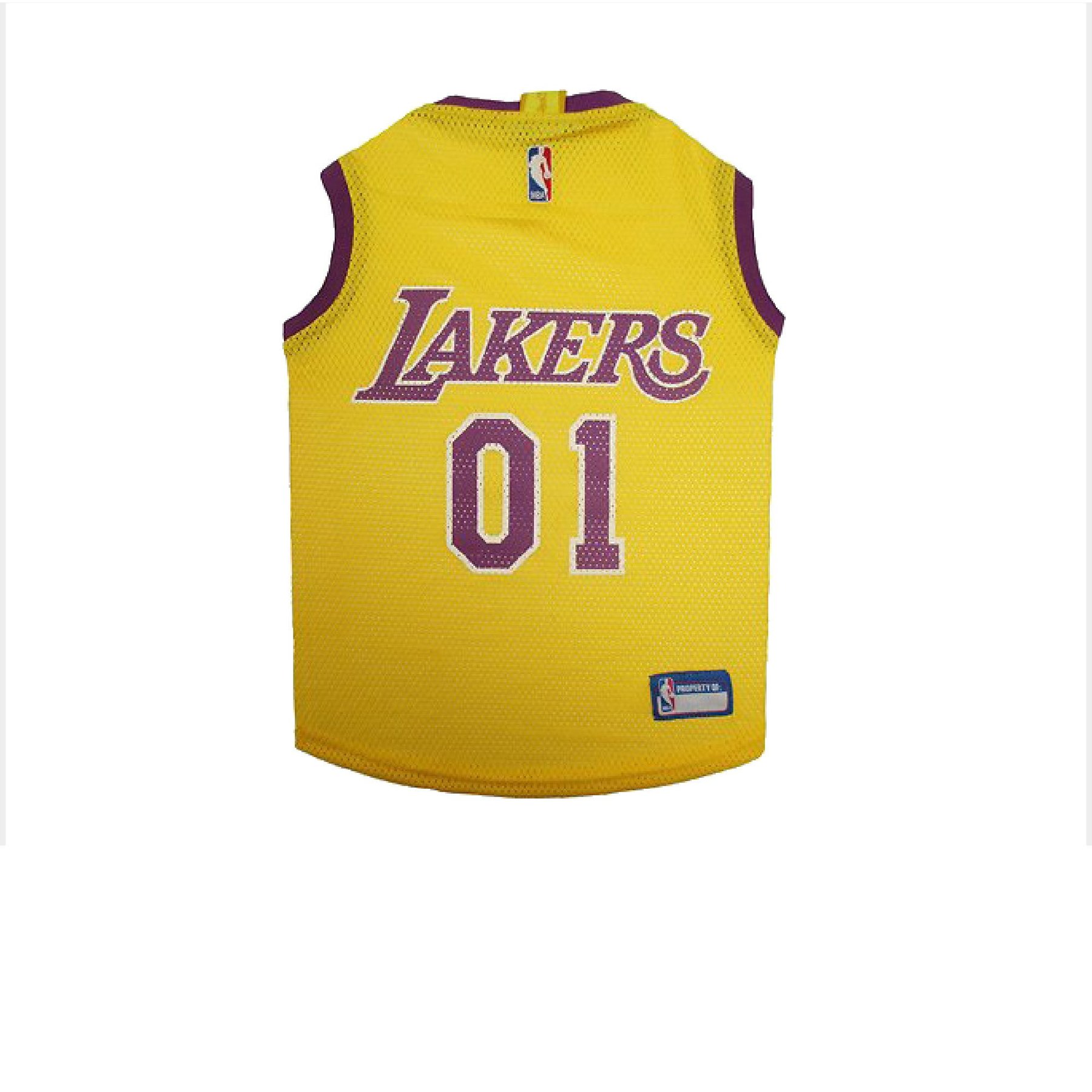 PETS FIRST NBA Dog & Cat Mesh Jersey, Los Angeles Lakers, Medium ...