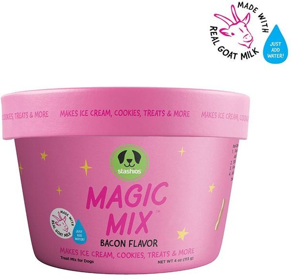 STASHIOS Magic Mix Bacon Flavor High-Protein Adult Soft & Chewy Dog Treats, 4-oz bag - Chewy.com