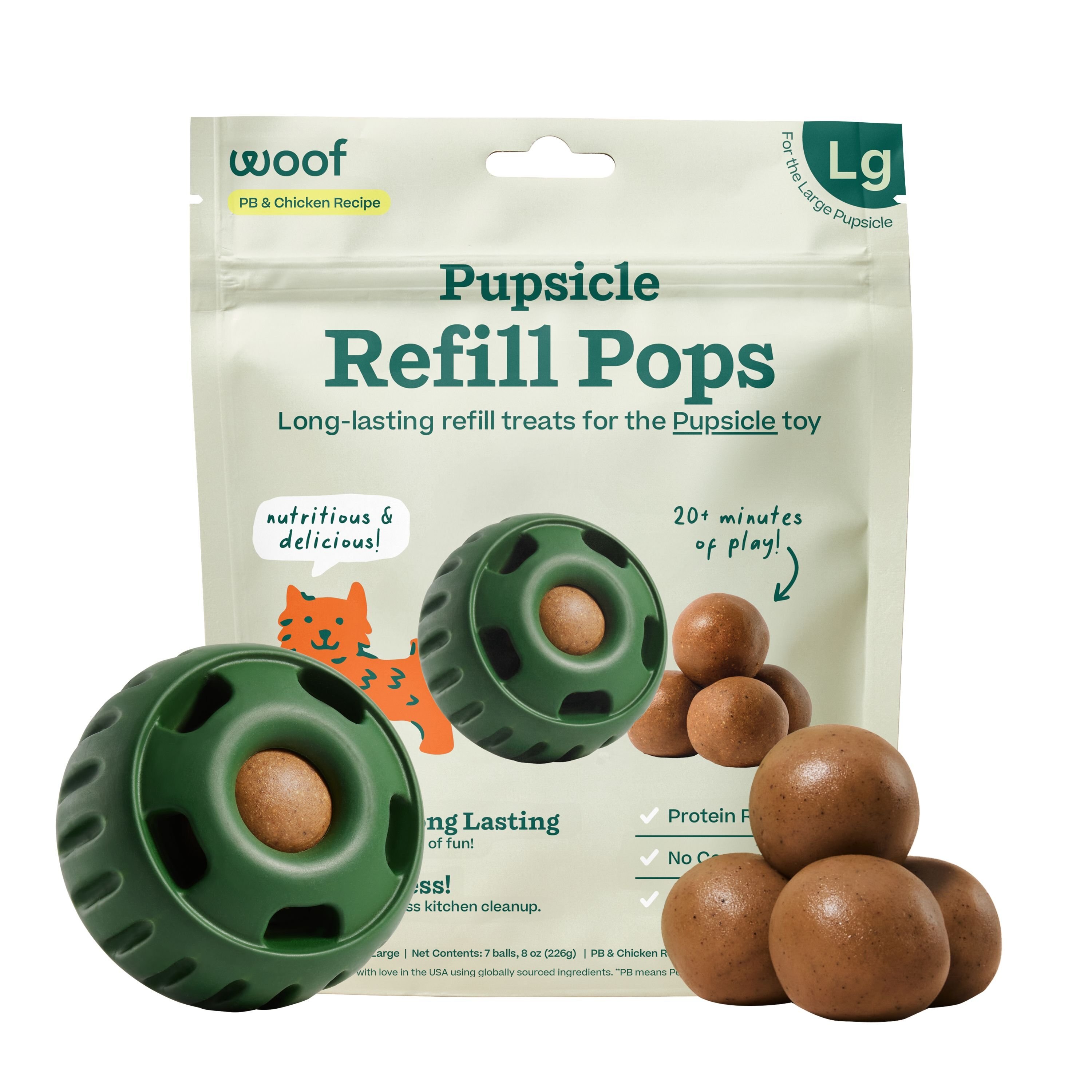 Product Reviews for WOOF Pupsicle Pops Refills Chicken Grain-Free ...