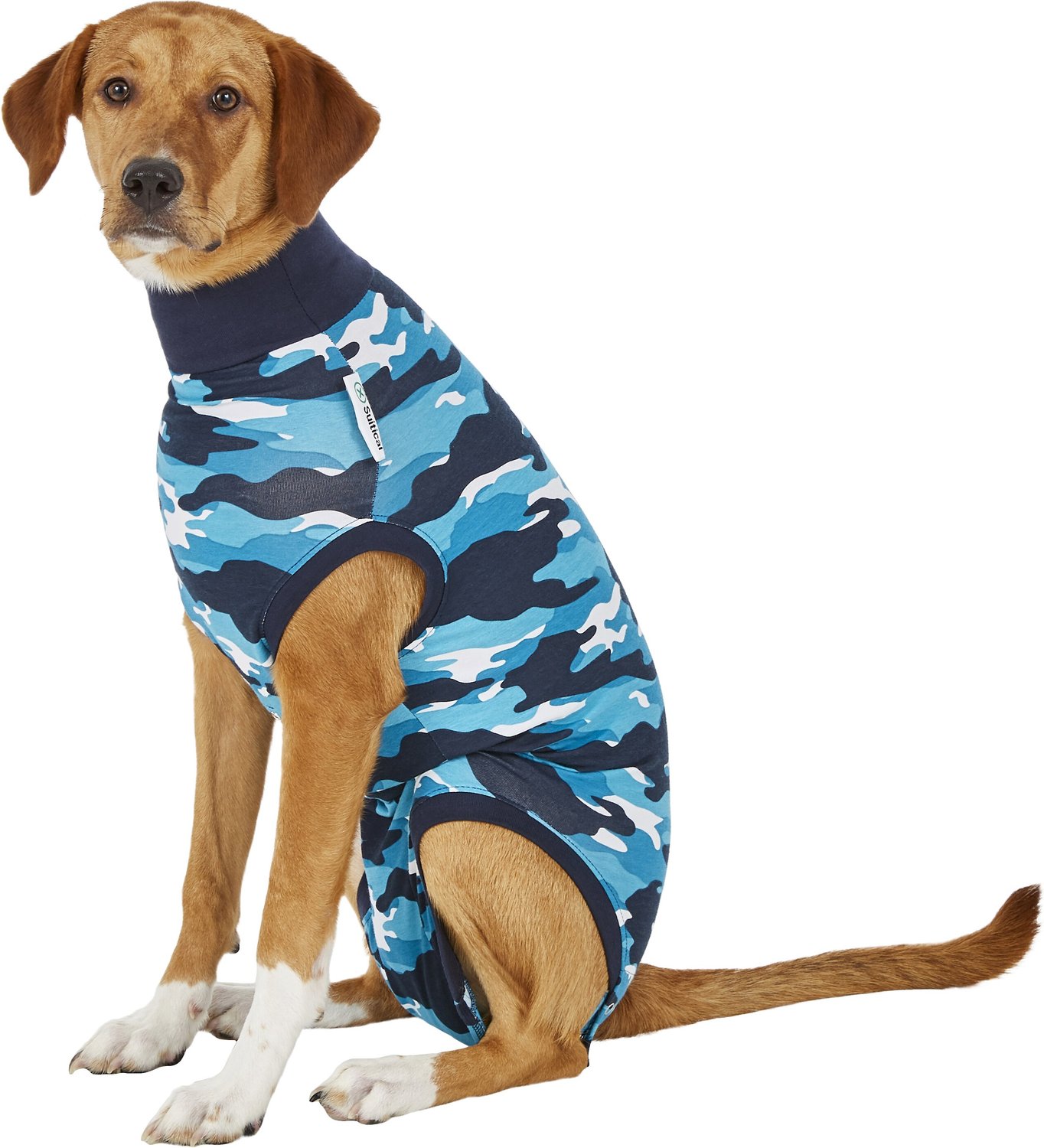 SUITICAL Recovery Suit for Dogs, Blue Camo, Medium - Chewy.com