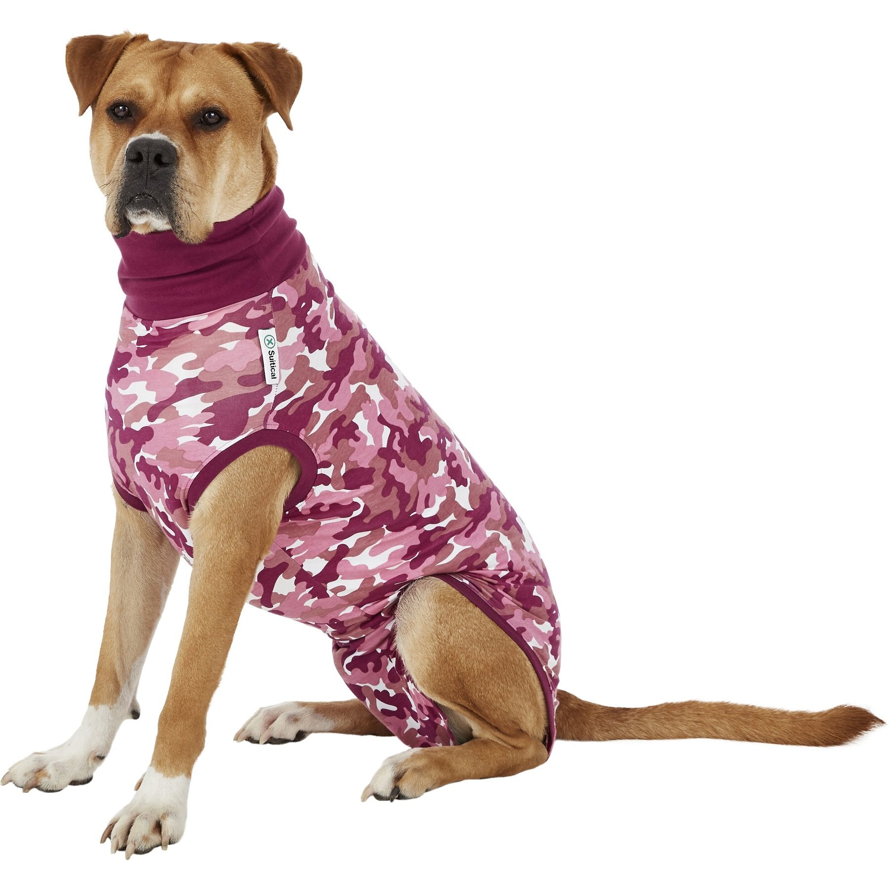 SUITICAL Recovery Suit for Dogs, Pink Camo, X-Large - Chewy.com