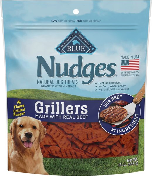 Out of Stock - BLUE BUFFALO Nudges Grillers Beef Adult Soft & Chewy Dog ...