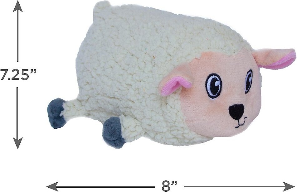 OUTWARD HOUND Fattiez Sheep Squeaky Plush Dog Toy - Chewy.com