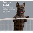 IRIS USA 4-Panel Dog Exercise Playpen, 24-in, White - Chewy.com