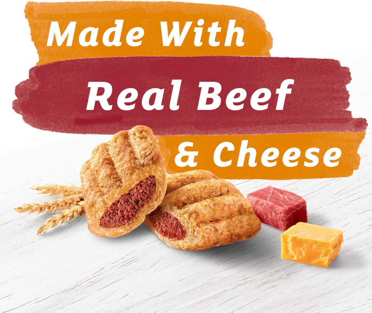 PURINA BENEFUL Baked Delights Hugs with Real Beef & Cheese Dog Treats ...