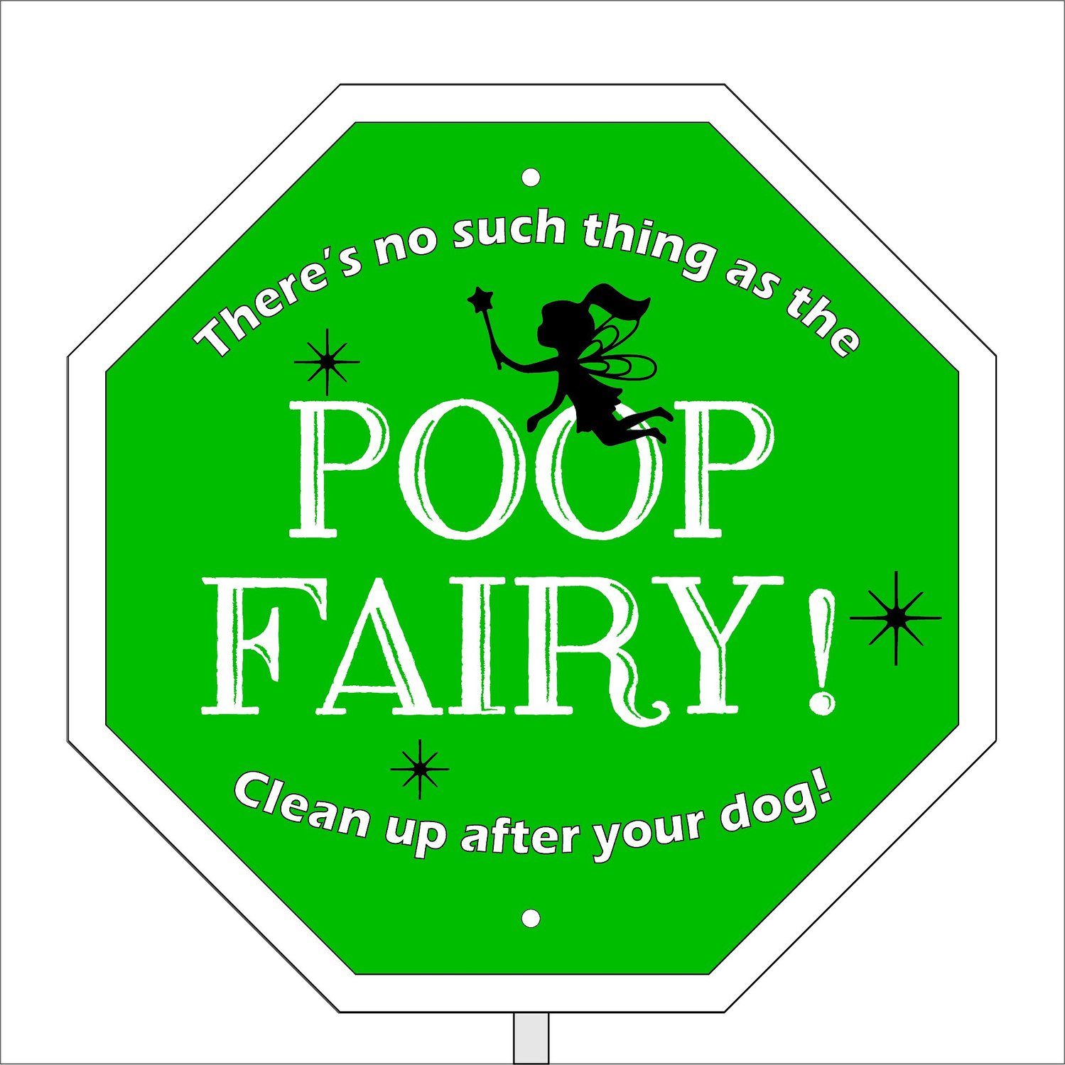 IMAGINE THIS COMPANY "Poop Fairy" Garden Sign, Standard - Chewy.com