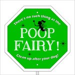 IMAGINE THIS COMPANY "Poop Fairy" Garden Sign, Standard - Chewy.com