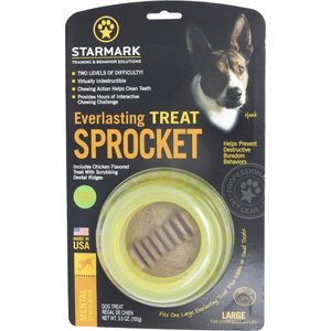STARMARK Everlasting Treat Wheeler Tough Dog Chew Toy, Large - Chewy.com