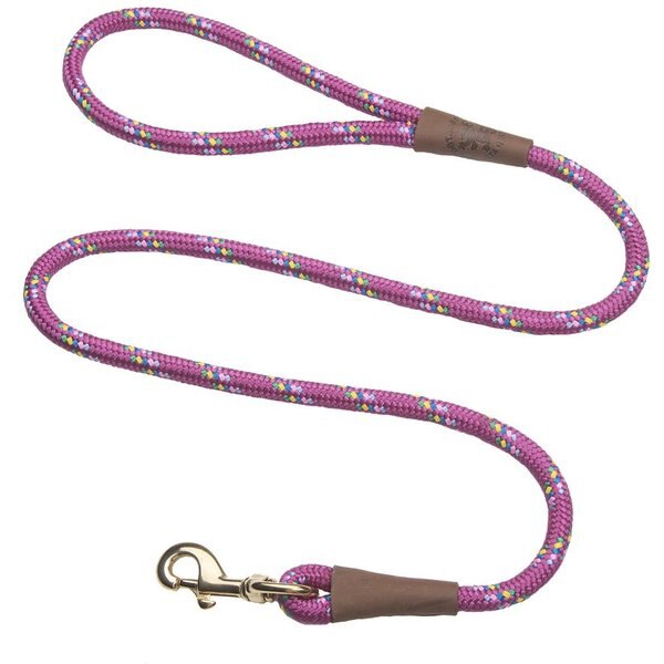 MENDOTA PRODUCTS Large Snap Confetti Rope Dog Leash, Raspberry Confetti ...