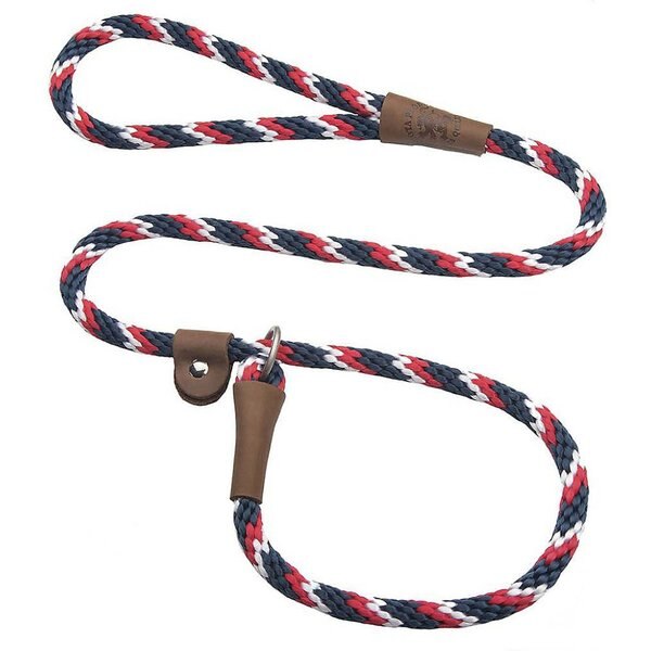 MENDOTA PRODUCTS Large Slip Solid Rope Dog Leash, White, 4-ft long, 1/2 ...