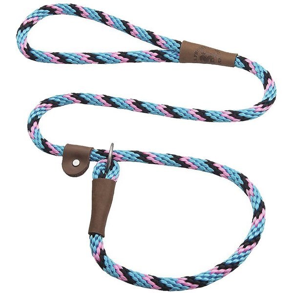 MENDOTA PRODUCTS Large Slip Solid Rope Dog Leash, White, 4-ft long, 1/2 ...