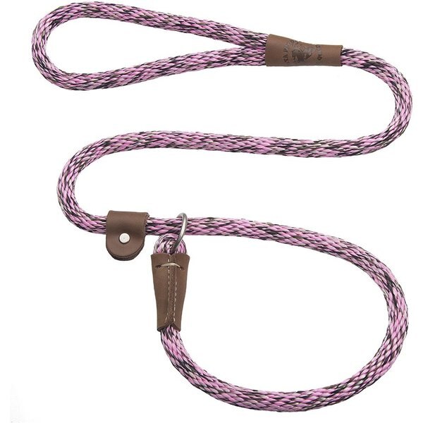 MENDOTA PRODUCTS Large Slip Confetti Rope Dog Leash, Raspberry Confetti ...