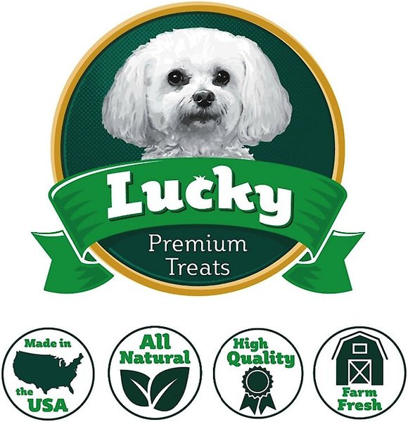 LUCKY PREMIUM TREATS Small Chicken Wrapped Rawhide Dog Treats, 120 ...