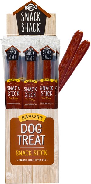 COSMO'S SNACK SHACK Savory Sticks Pork Barbecue High-Protein Jerky Dog ...