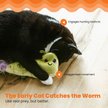 CATSTAGES Wiggle Worm Electronic Flopping Cat Toy, Green - Chewy.com