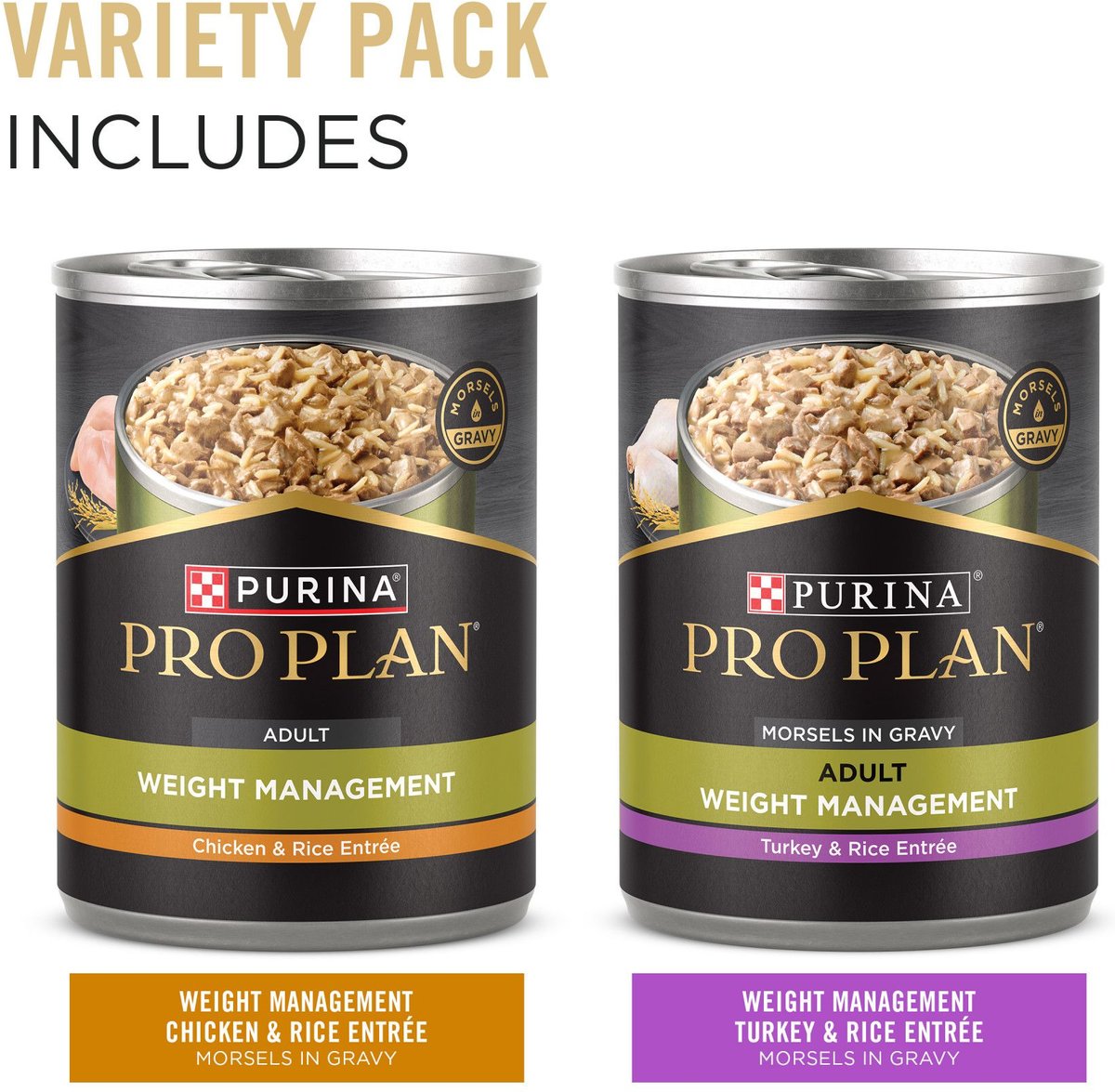PURINA PRO PLAN Weight Control Variety Pack Adult High Protein Chicken ...