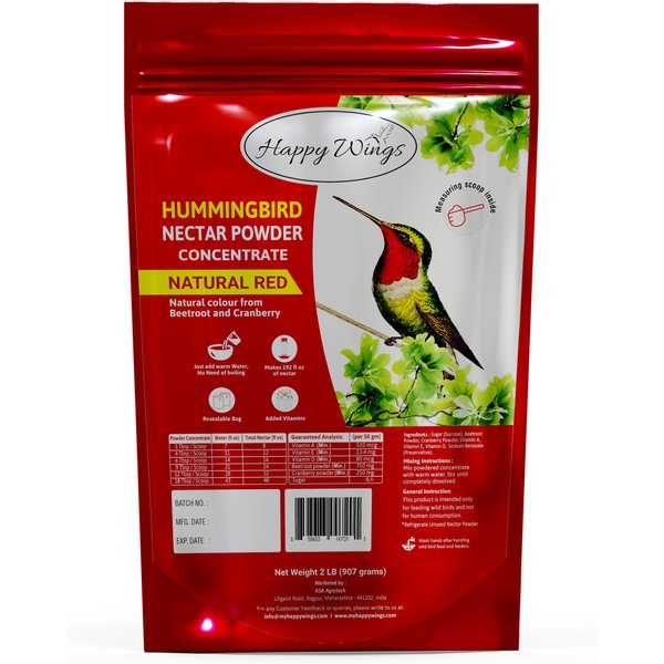 PERKY-PET Instant Nectar Concentrate Clear Hummingbird Food, 2-lb bag ...